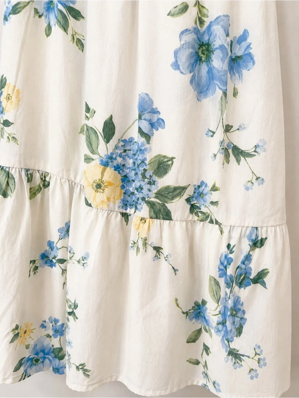 Blu Pepper | Dresses | Blu Pepper Cream Maxi Dress With Blue Green ...
